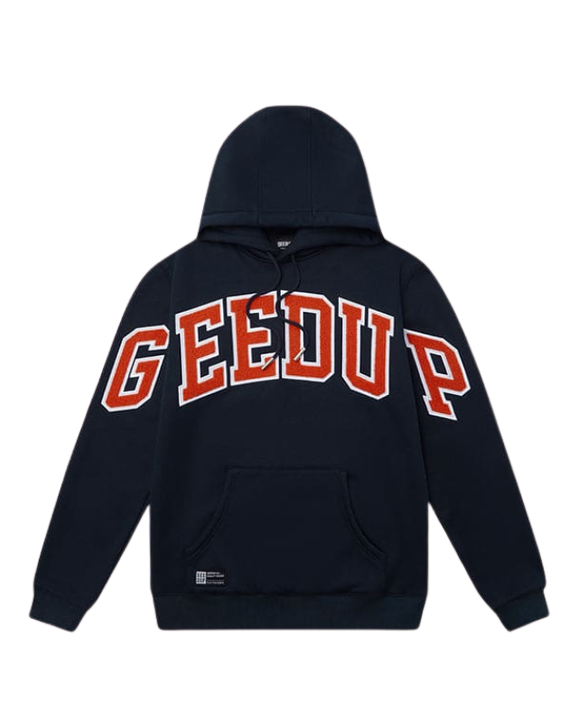 Geedup Team Logo Hoodie Navy Burnt Orange - au.sell store
